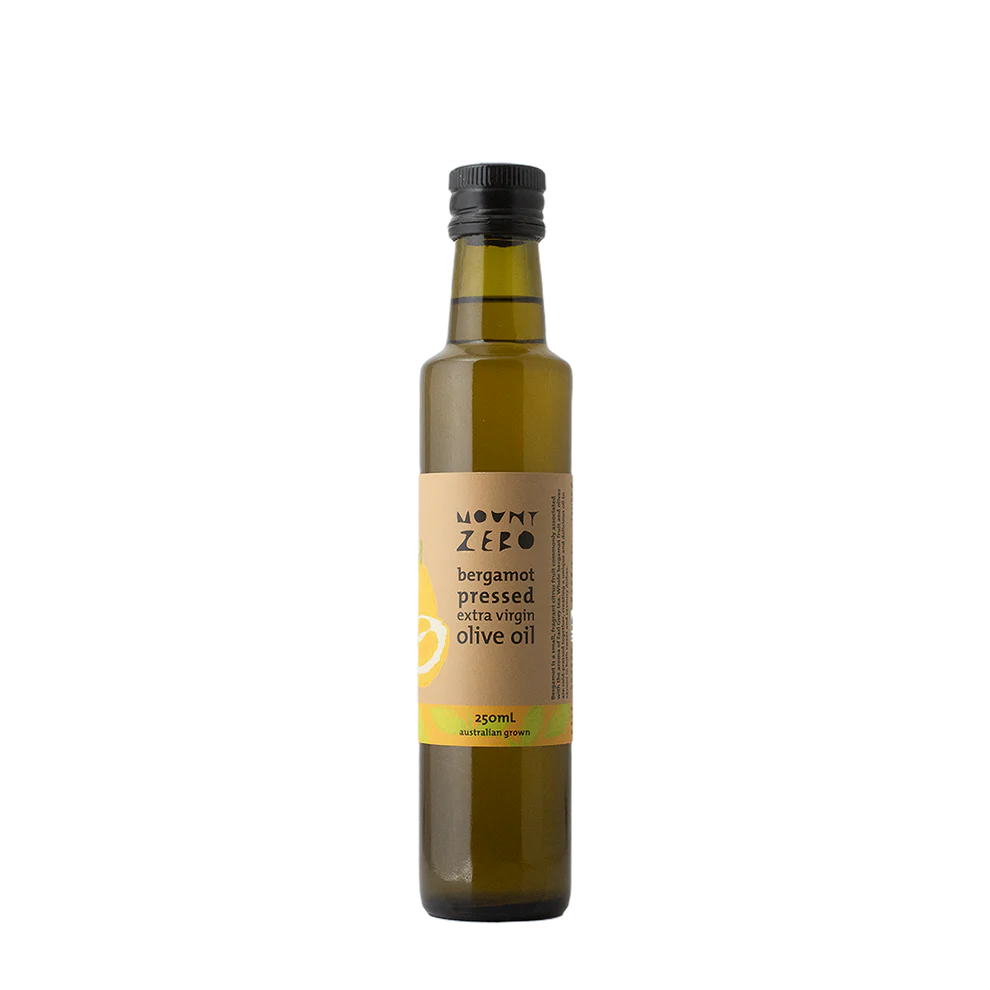 MOUNT ZERO PRODUCTS - Bergamot Pressed Extra Virgin Olive Oil 250ml ...
