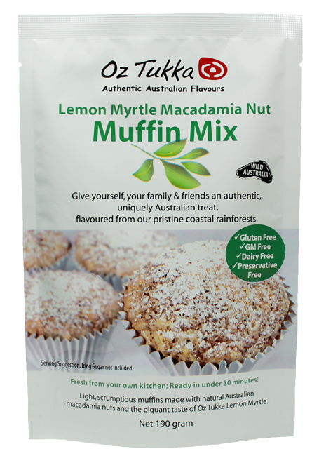 OzTukka Lemon Myrtle Muffin Mix - Gluten Free | The Native Shop